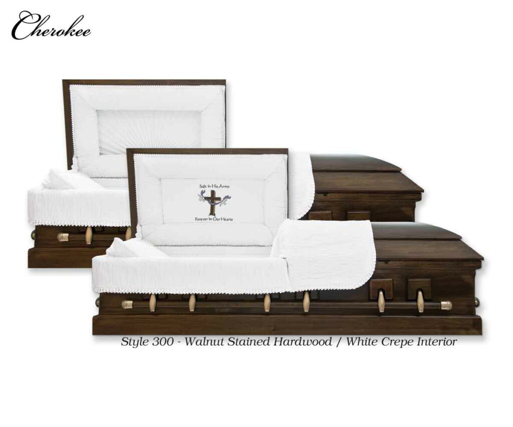 Style 300 - Hardwood - Cherokee Child Caskets & Supplies