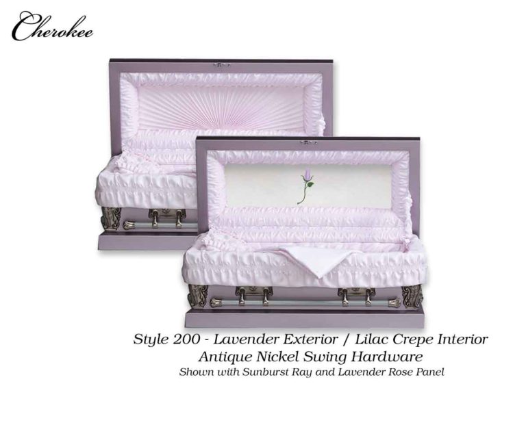 Style 200 - Cherokee Child Caskets & Supplies