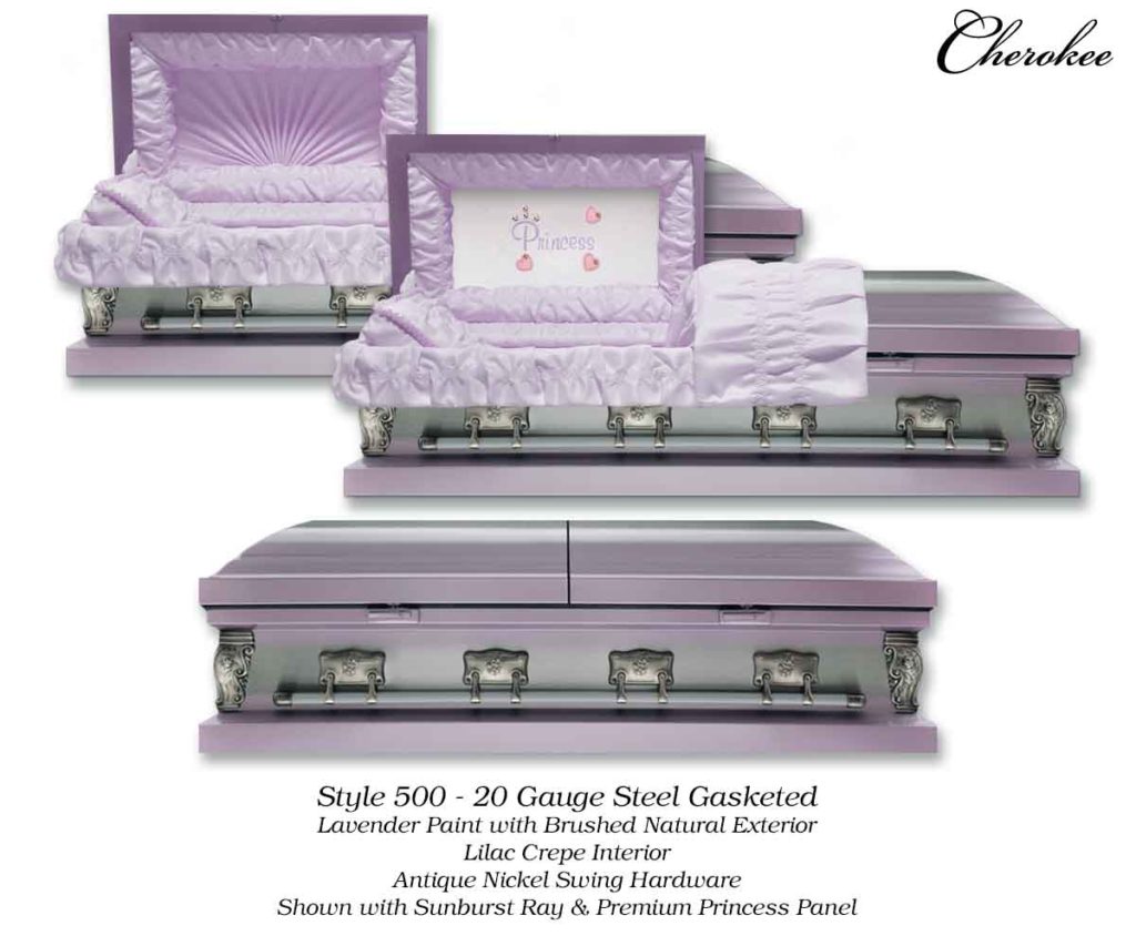 Style 500 - Cherokee Child Caskets & Supplies